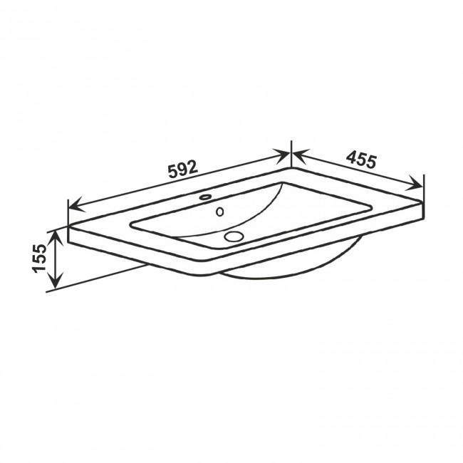 Раковина Solo Grande Omega 60 купить по цене 6 580 руб в интернет ...